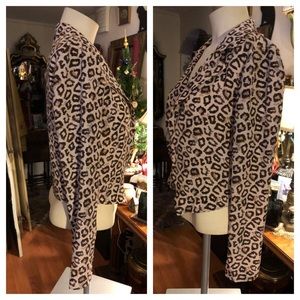 BONGO | Tops | Vintage Leopard Print Open Jacket Top | Poshmark
